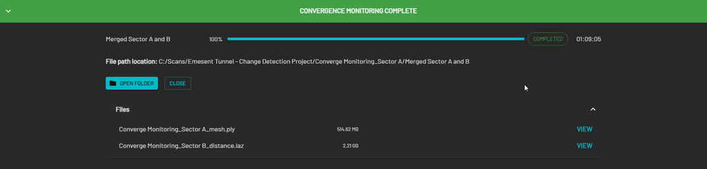 Change Detection and Convergence Monitoring